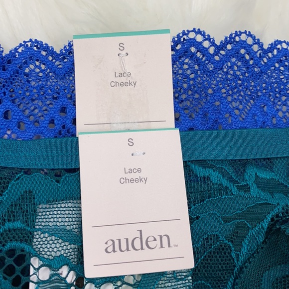 Auden | Intimates & Sleepwear | 42 Auden Green Blue Lace Cheeky Panties ...